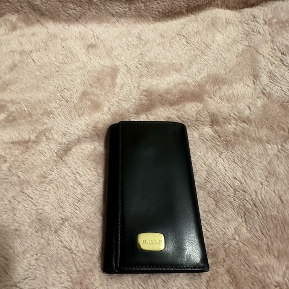 Bally | Bags | Bally Brown Leather Key Holder | Poshmark